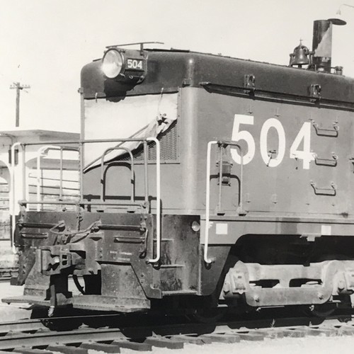 Burlington Northern Railroad BN #504 NW2 Electromotive Locomotive Train ...
