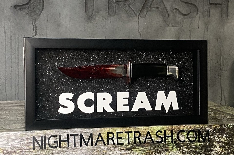 Scream Movie Knife Ghostface Killer Mask Buck Prop Display Horror ...