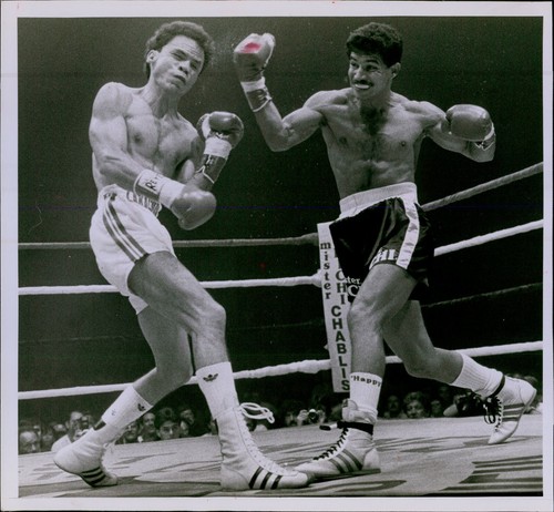 LD208 1985 Original Walters Photo MIGUEL HAPPY LORA DANIEL ZARAGOZA ...