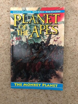 PLANET OF THE APES: Monkey Planet by Charles Marshall (1991, Graphic ...
