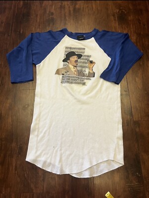 VTG Bill Saluga Raymond J Johnson Sz M RARE Raglan T-Shirt Disco ...