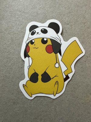 Pokemon Stickers Panda Pikachu | eBay