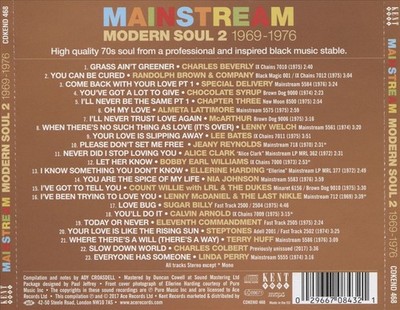 VARIOUS ARTISTS - MAINSTREAM MODERN SOUL 2: 1969-1976 NEW CD ...