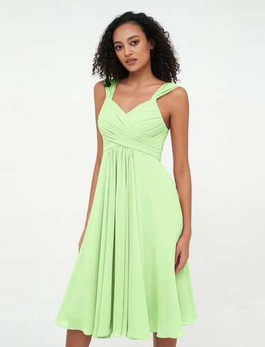Barbaroni Ida Dress Womens Size 12 Sage Green Wedding Bridesmaid New ...