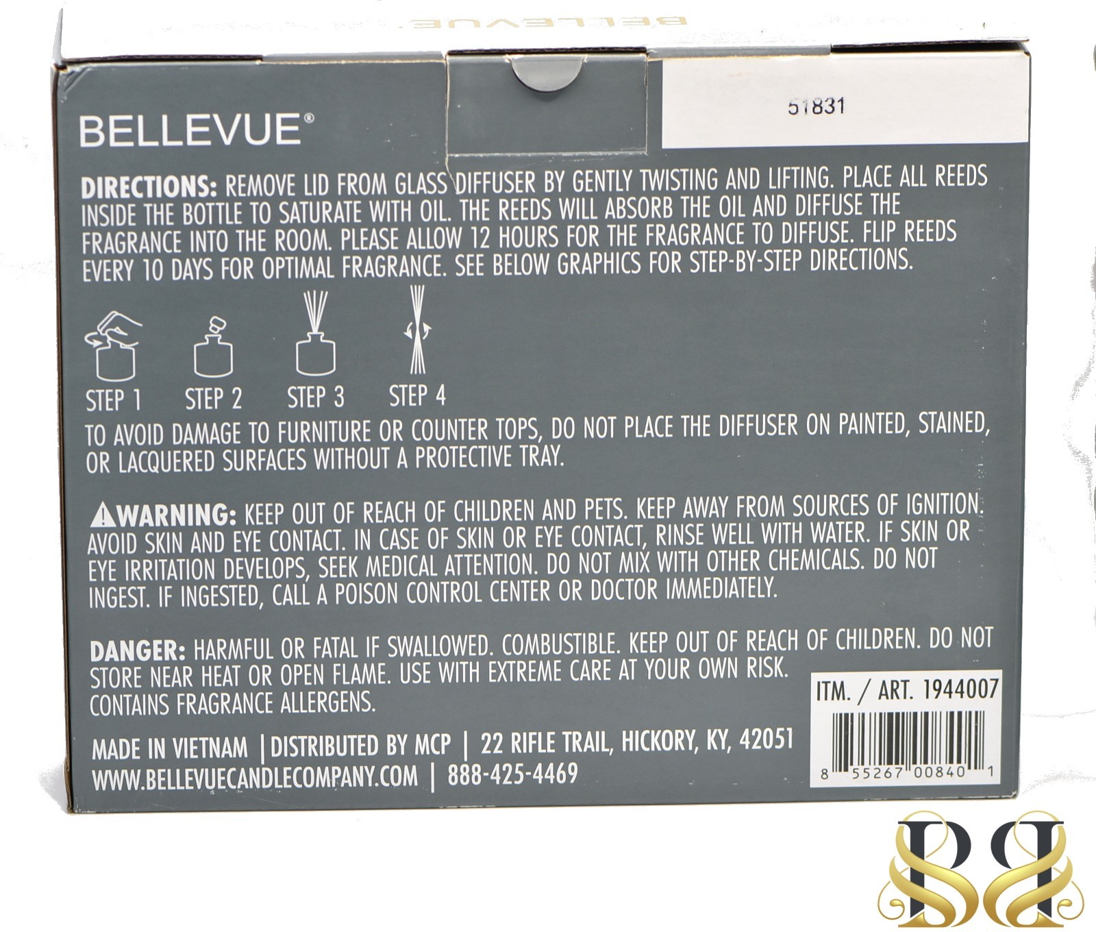 Bellevue Reed Diffuser Set | eBay