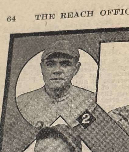 1917 BASEBALL.~REACH A.L GUIDE~352 PGS~BABE RUTH~JOE JACKSON~ED CICOTTE ...