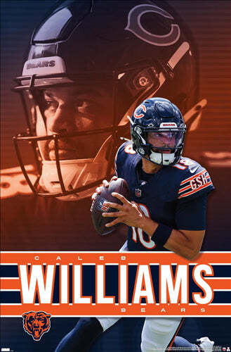 Caleb Williams ARRIVAL Chicago Bears NFL QB Action 22x34 Wall POSTER | eBay