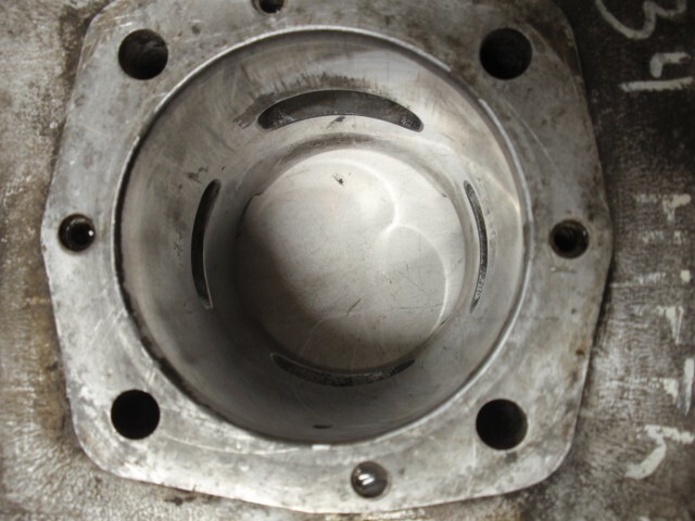 Hirth 634 Chrome Cylinder Snowmobile Engine Rough Used Rupp Chaparral ...