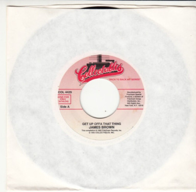 JAMES BROWN - GET UP OFFA THAT THING - REISSUE 45 - GREAT SHAPE | eBay