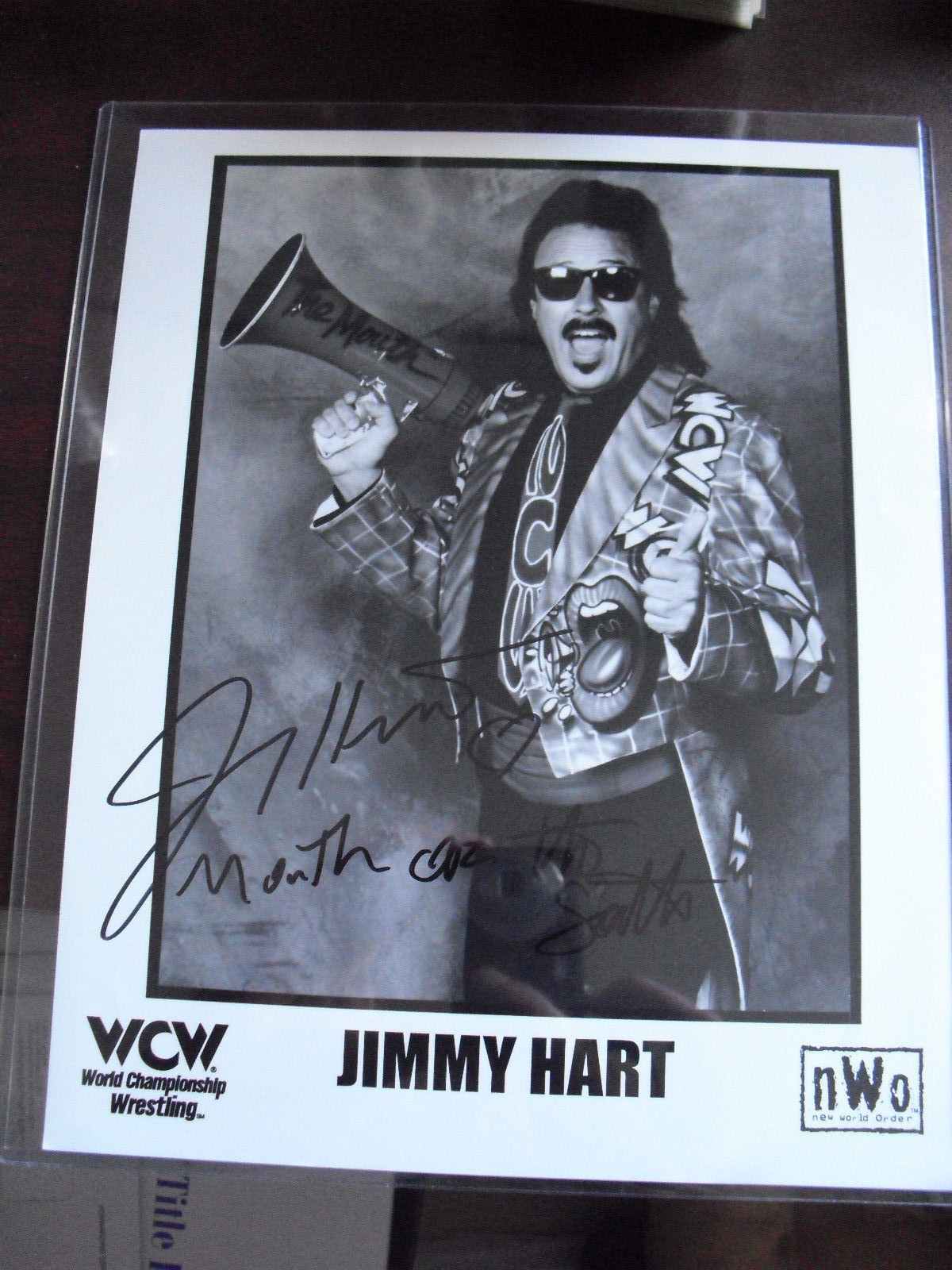 WCW Wrestling Manager Jimmy Hart Mouth of the South Signed 8x10 ...