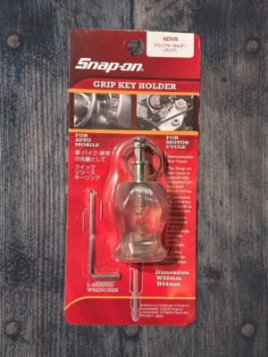 Snap On Snap-On Grip Key Holder Keychain ADV9 Clear Vintage VHTF | eBay