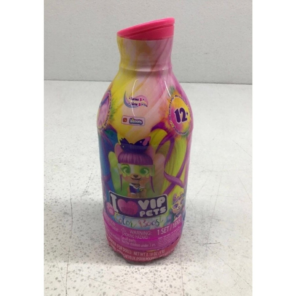 VIP Pets Color Boost - Includes 1 VIP Pets Doll, 9 Surprises, 6 ...