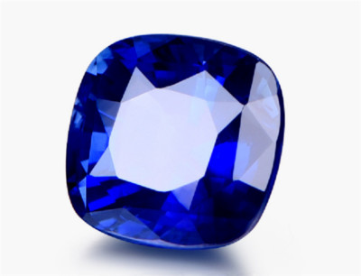 10x10mm UNHEATED GEMSTONE ROYAL SAPPHIRE HIGH QUALITY CUSHION CUT ...
