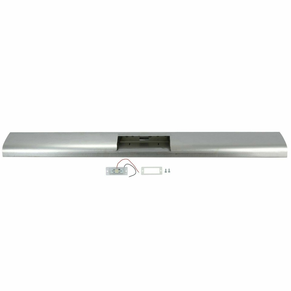 For 67-72 Ford F100 F250 Fleetside Rear Roll Pan Bumper Steel W/ Plate ...