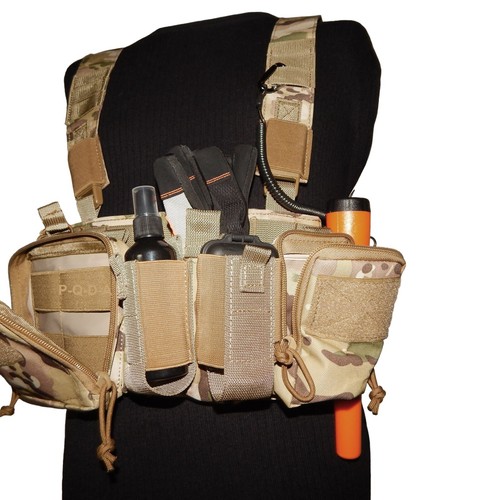 Metal Detecting Detector Accessory Tough Camouflage Multi-Pocket Chest ...