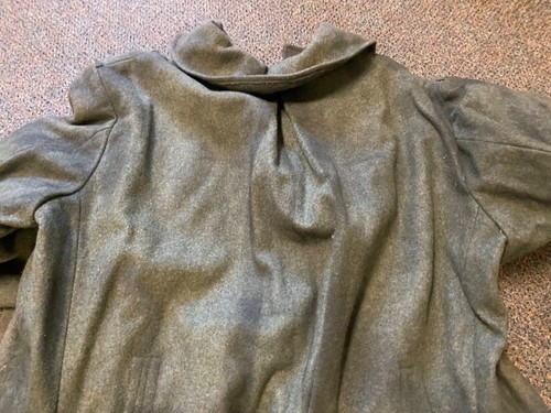 WWII GERMAN M42 1942 INFANTRY EM NCO COMBAT FIELD OVERCOAT GREATCOAT ...