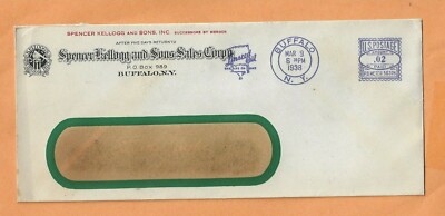 SPENCER KELLOGG & SONS SALES CORP 1938 BUFFALO NY VINTAGE ADVERTISING ...