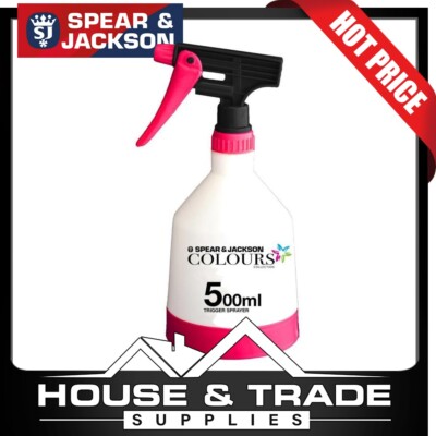 Spear & Jackson Colours 500ml Trigger Sprayer Pink SJ-CTSP | eBay Australia