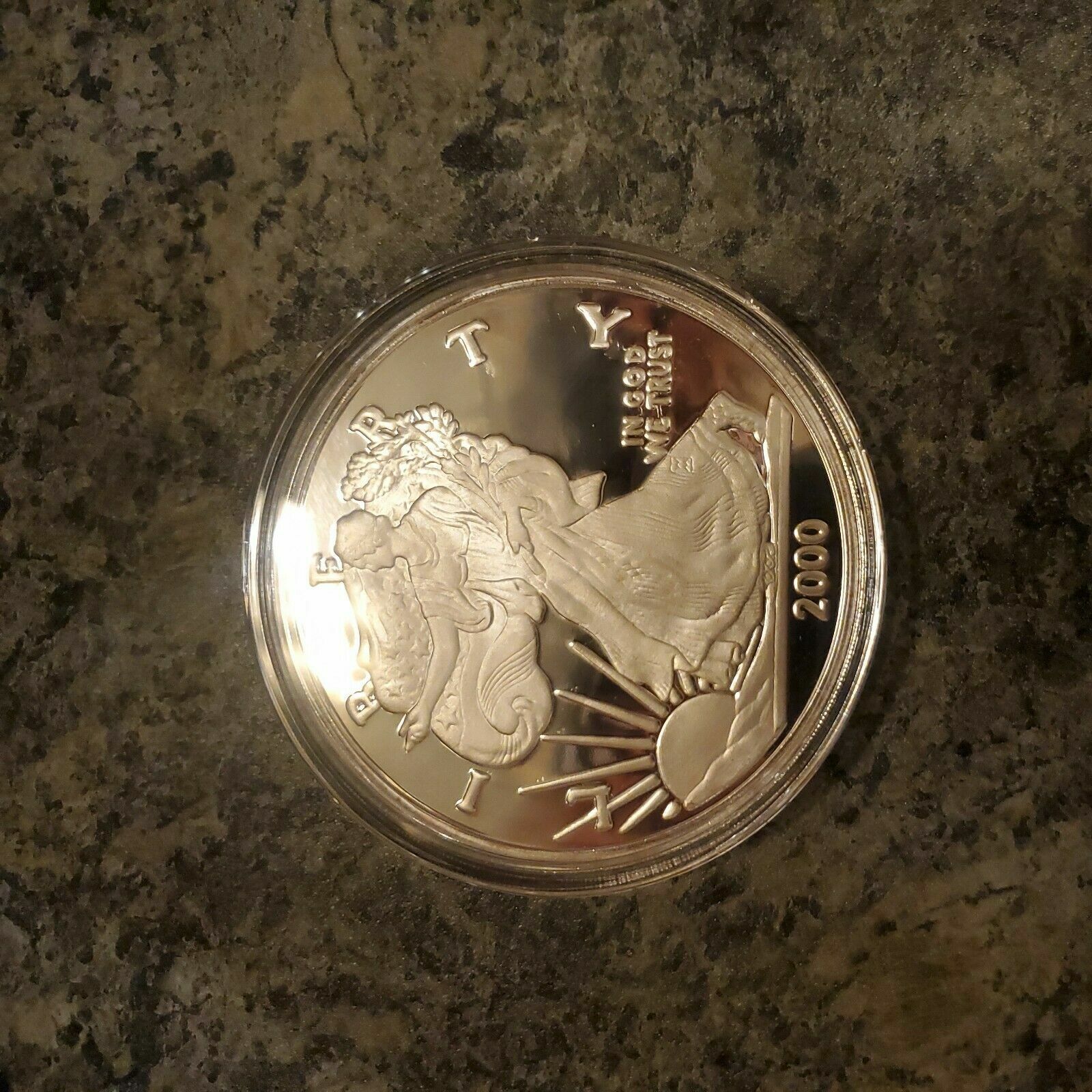 Washington Mint 2000 Giant Quarter-Pound Silver Eagle 4oz. .999 Fine ...