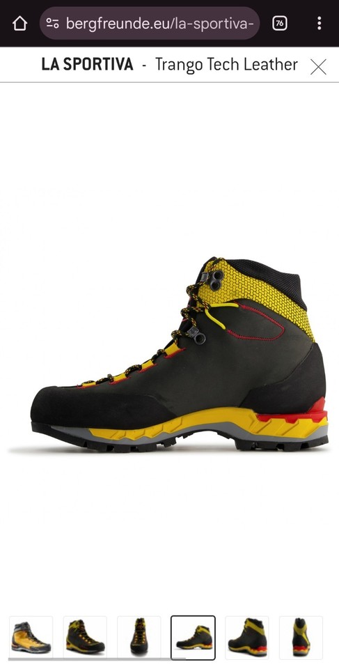La Sportiva Trango Tech Leather GTX Mountaineering Boots | eBay