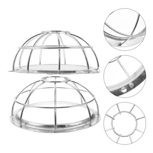 2 Pcs Fire Sprinkler Hood Head Covers Interior Ceiling Plate Cage Guard ...