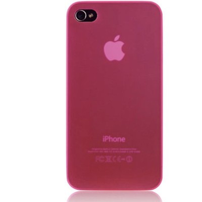 Urbano Design Ultra Thin 0.35mm Polycarbonate Skin for iPhone 4, Pink ...