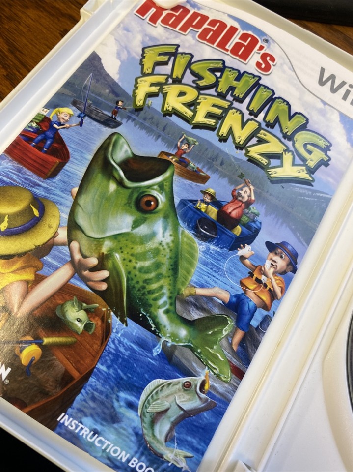Nintendo Wii Video Game, Rapala's Fishing Frenzy with Manual ...