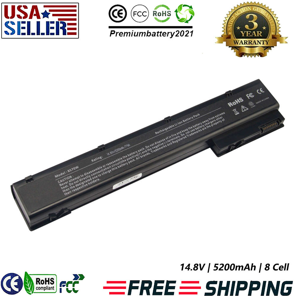 VH08 VH08XL Battery for HP Elitebook 8560W 8570W 8760W 8770W VHO8 ...