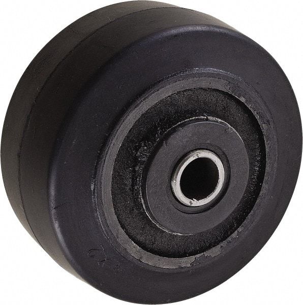 Value Collection 4 Inch Diameter x 2 Inch Wide, Soft Rubber Caster ...