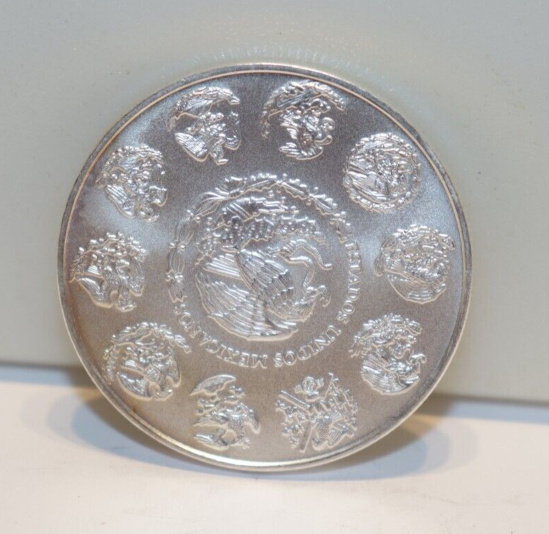 2015 Mexican Libertad, 1 Ounce .999 Fine Silver Mexico 1 Onza Plata ...