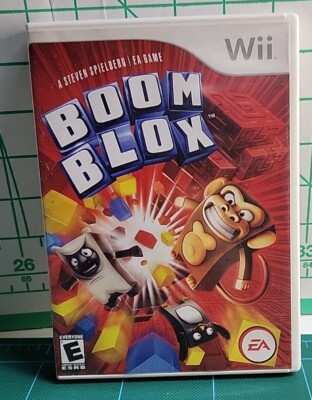 Boom Blox (Nintendo Wii) Without Manual Steven Spielberg Game ...