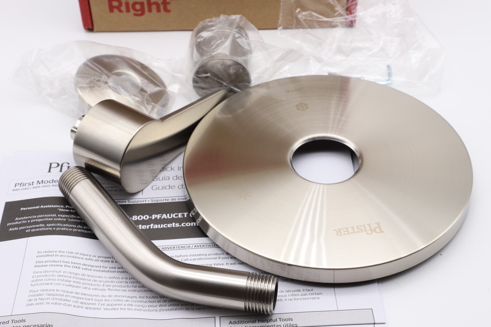 Pfister Pfirst Modern R89-060K 1-Handle Shower Only Trim Without ...