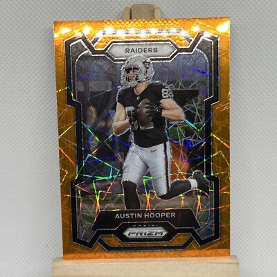 Austin Hooper 2023 Panini Prizm Orange Lazer Las Vegas Raiders #172 | eBay