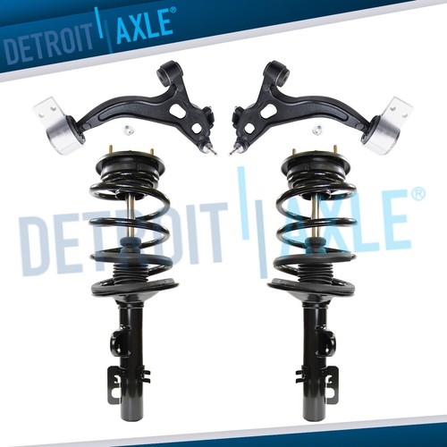 AWD Front Struts Lower Control Arms for 2005 2006 2007 Ford Five ...