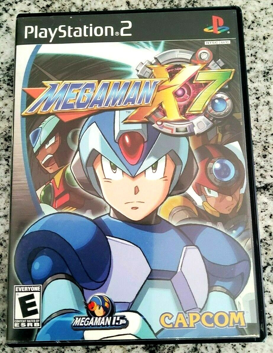 Mega Man X7 (Sony PlayStation 2, 2003) PS2 Game, 15th Megaman, Complete ...