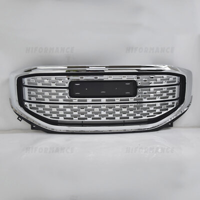 Chrome 84378394 ABS Fit For GMC Acadia Denali 2017-2019 Upper Grille ...