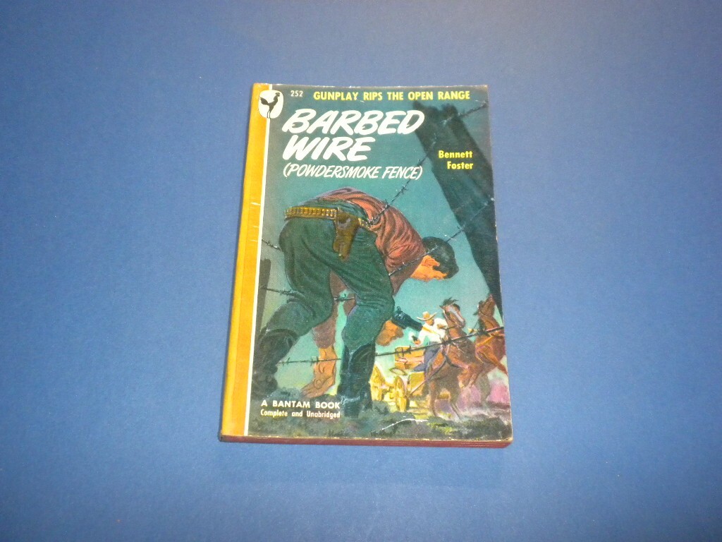 BARBED WIRE - BENNETT FOSTER Bantam western vintage paperback 1948 | eBay