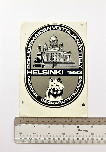Vintage Pohjoismaiden voittajanayttely Helsinki 1983 Suomi Finland ...