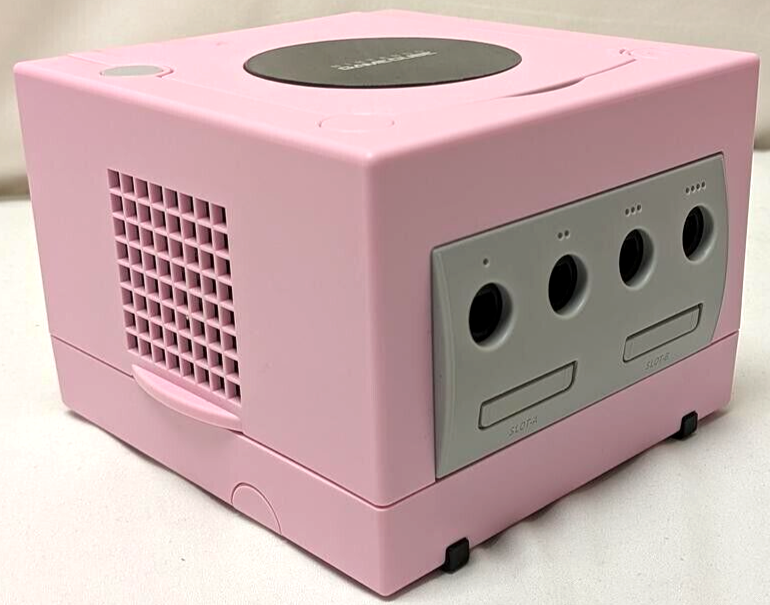 Nintendo GameCube PINK Housing Case - Gaming Console DOL-001 Controller ...