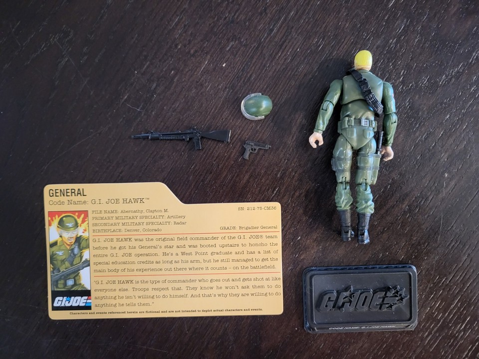 Hawk V1 Comic Pack Anniversary G.I. JOE COBRA 25th Loose COMPLETE | eBay