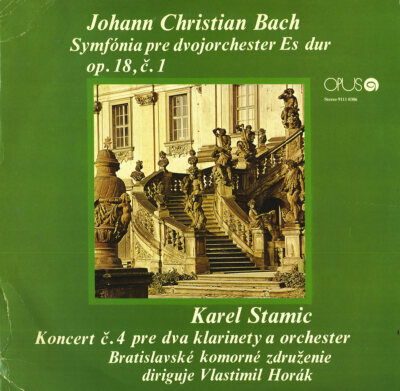 STAMIC 2 Clarinets Concerto BACH JCH Symphony for 2 Orchestras LUPTACIK ...