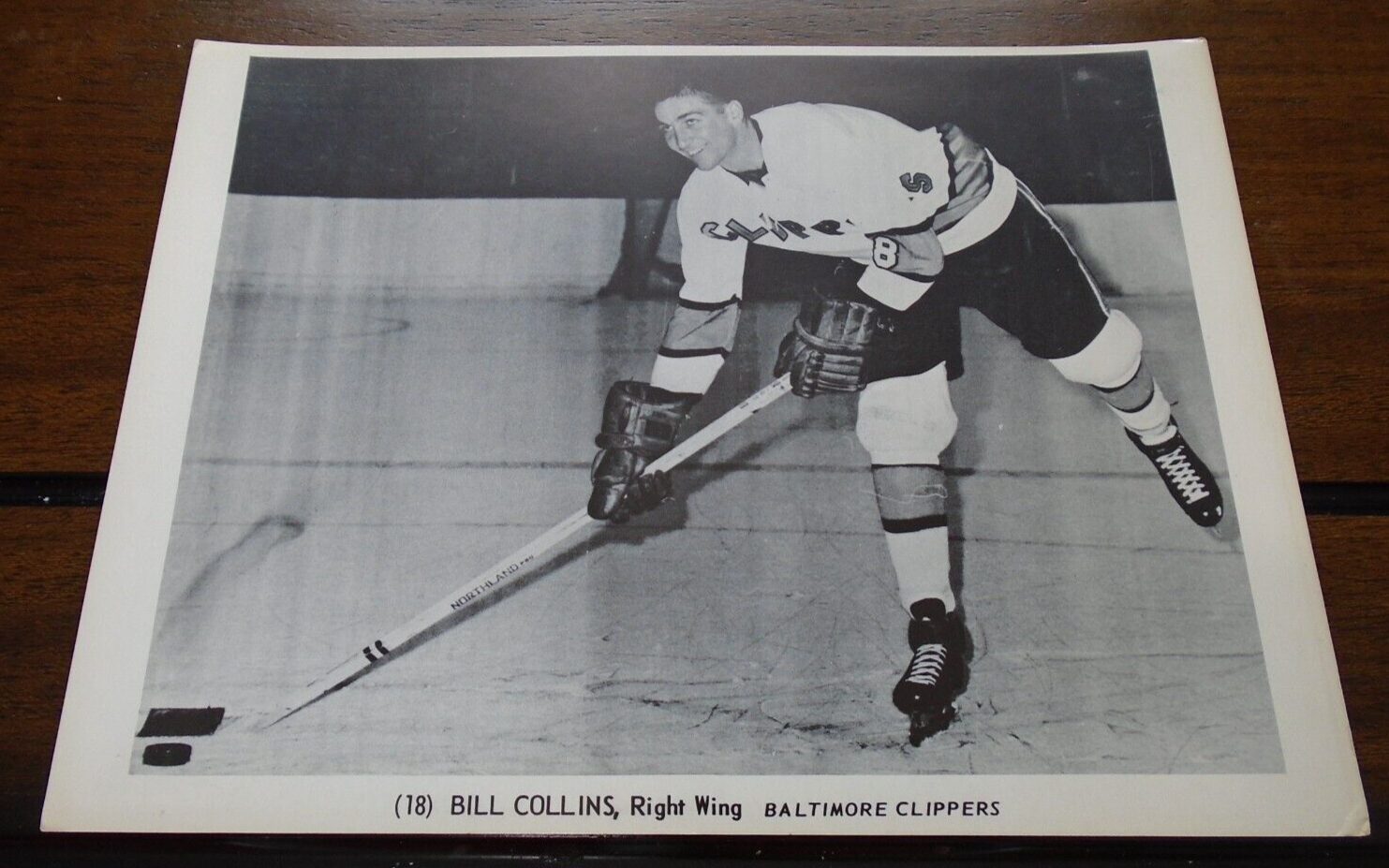 Baltimore Clippers Bill Collins 1960's-1970's the Woody Ryan Collection ...