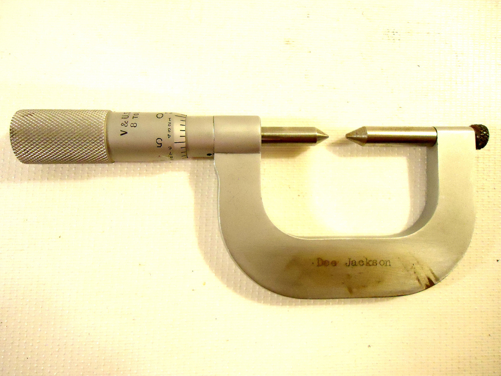 Starrett Thread Micrometer # 585, Measures V & US Std Threads, 8-13 ...