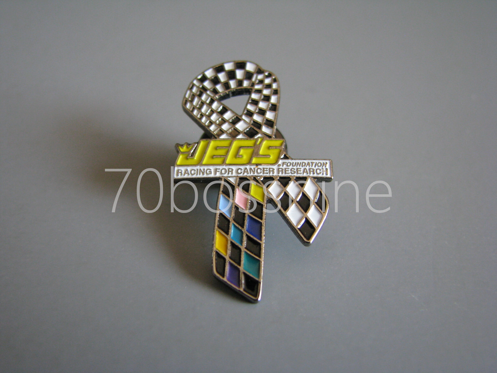 JEGS RACING FOR CANCER RIBBON NHRA DRAG RACING HAT PIN LAPEL PIN | eBay