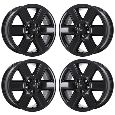 19" LAND ROVER RANGE ROVER GLOSS BLACK WHEELS RIMS FACTORY OEM 72173 ...