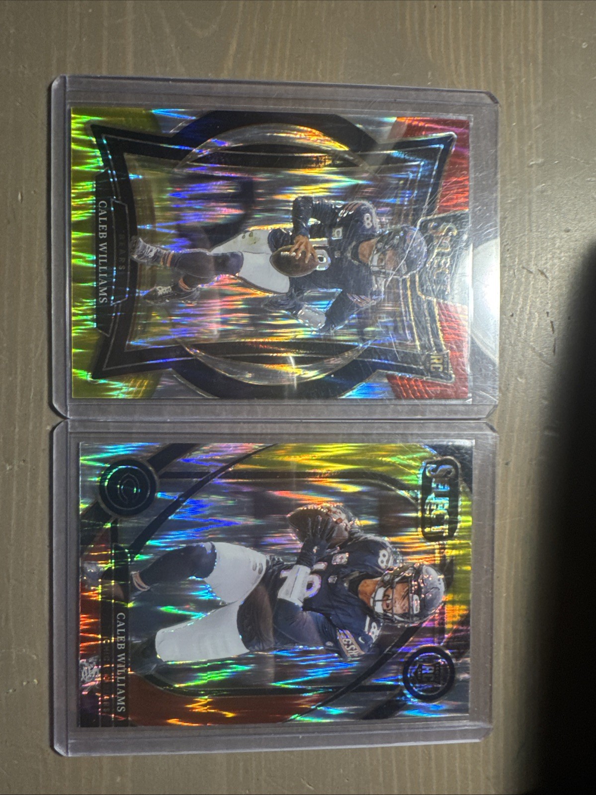 2024 Panini Select - Concourse Caleb Williams #25 Red & Yellow Shock ...