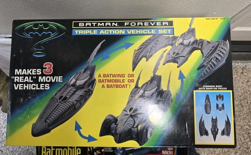 1996 Batman Forever TRIPLE ACTION VEHICLE SET Sealed New Pls. Read | eBay