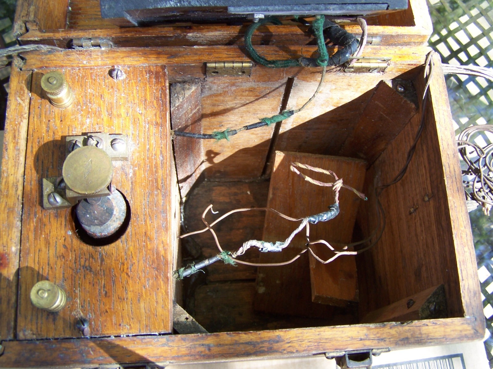 RARE Vintage Antique Early 1900's Wooden Dynamite Explosive Detonator ...