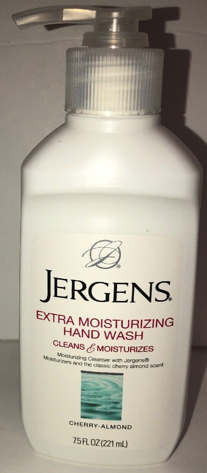 Jergens Extra Moisturizing Hand Wash, Cherry-Almond 7.5oz-Brand New ...