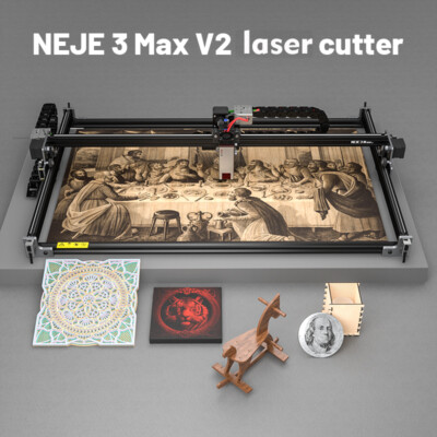 NEJE 3 MAX V2 E40 laser engraver &laser cutter laser engraving machine ...
